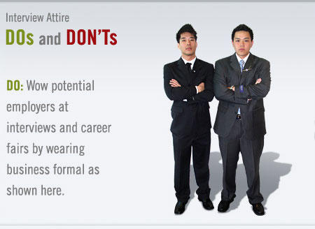 Interview Attire - DOs and DON'Ts #5 | Career Center